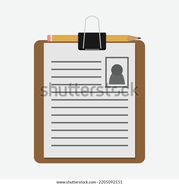 Writing Pad Vector Art Flat Style Stock Vector (Royalty Free ...