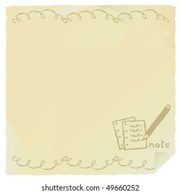 Writing Paper Stock Vector (Royalty Free) 49660252 | Shutterstock