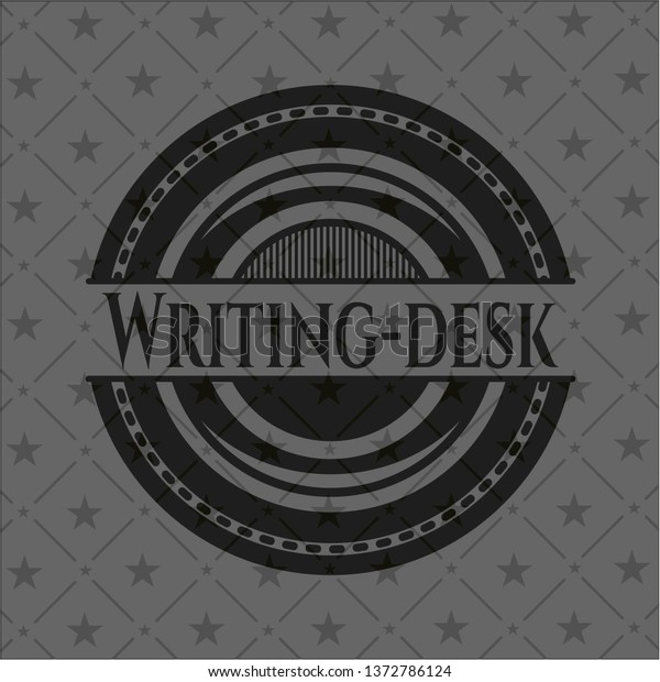 Writingdesk Black Emblem Stock Vector (Royalty Free) 1372786124 ...