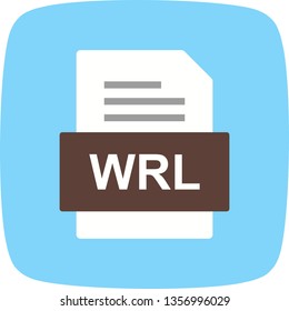112 Wrl file format icon Images, Stock Photos & Vectors | Shutterstock