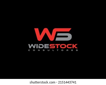 Ws Widestock Logo Design _ Creative Stock Vector (Royalty Free ...