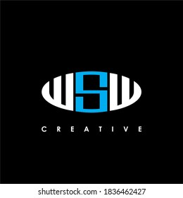 Wsw Letter Initial Logo Design Template Stock Vector (Royalty Free ...
