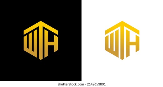 Wth Letter Logo Design Polygon Monogram Stock Vector (Royalty Free ... Wth Letter Logo Design Polygon Monogram Stock Vector (Royalty Free ...