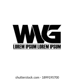 Wvg Letter Monogram Logo Design Vector Stock Vector (Royalty Free ...