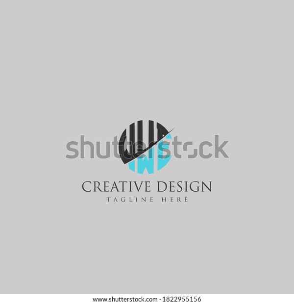 Wwe Letter Logo Design Cross Monogram Stock Vector (Royalty Free ...