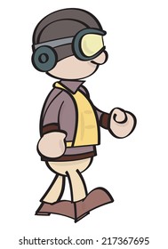 Wwii Usa Pilot: vector de stock (libre de regalías) 217367695 ...