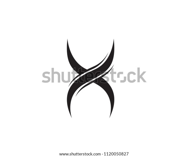 X Black Color Logo Stock Vector (Royalty Free) 1120050827 | Shutterstock
