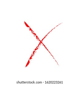 X Deny Icon Grunge X Mark Stock Vector (Royalty Free) 1620223261 ...