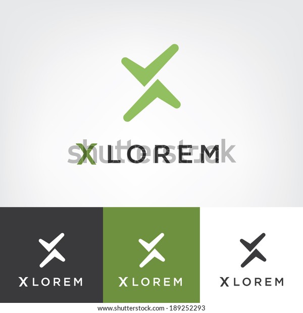 X Icon Inspiration Stock Vector (Royalty Free) 189252293 | Shutterstock