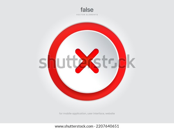 X Icon No Symbol Checkmark Cross Stock Vector (Royalty Free) 2207640651 ...