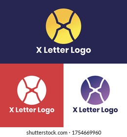 X Letter Creative Logo Design Stock Vector (Royalty Free) 1754669960 ...