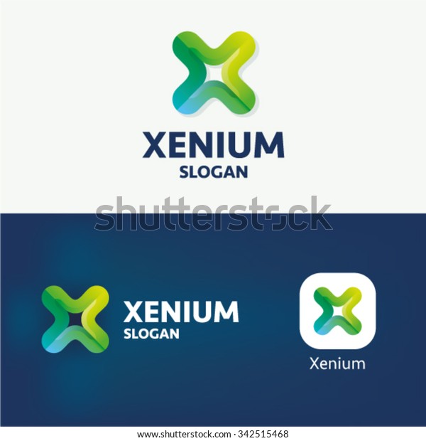 X Letter Cross Logo Idea Vector Stock Vector (Royalty Free) 342515468 ...