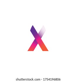 X Xx Letter Initial Logo Design Stock Vector (Royalty Free) 1690704697