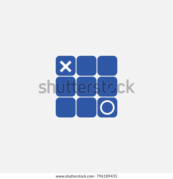 X O Icon Vector Illustration Stock Vector (Royalty Free) 796189435 ...