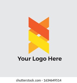 X Orange Letter Logo Design Stock Vector (Royalty Free) 1634649514 ...