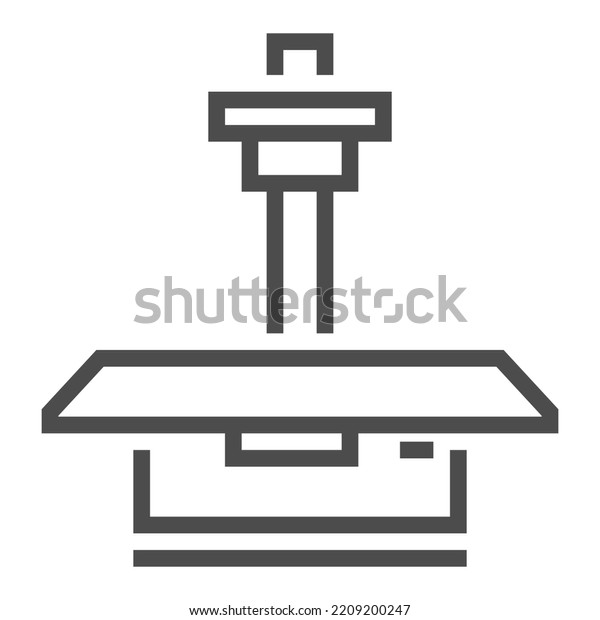 X Ray Pixel Perfect Editable Stroke Stock Vector (Royalty Free ...