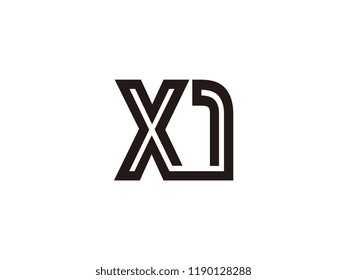 X1 Logo Combination Letters Numbers Stock Vector (Royalty Free ...