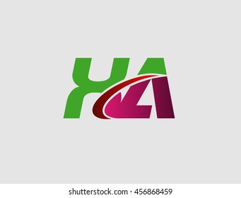 Xa Initial Company Group Logo Stock Vector (Royalty Free) 456868459 ...