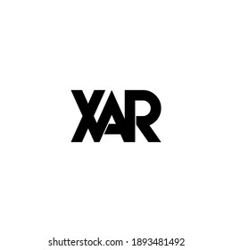 Xar Letter Original Monogram Logo Design Stock Vector (Royalty Free ...