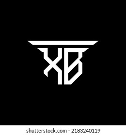 Xb Letter Logo Creative Design Vector Stock Vector (Royalty Free ...