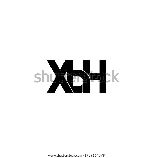 Xbh Letter Original Monogram Logo Design Stock Vector (Royalty Free ...