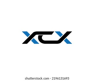 Xcx Letter Unique Logo Design Concept Stock Vector (Royalty Free ...