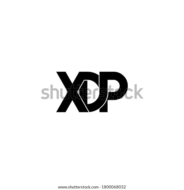 Xdp Letter Original Monogram Logo Design Stock Vector (Royalty Free ...