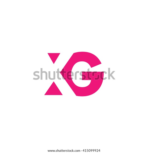 Xg Logo Vector Graphic Branding Letter Stock Vector (Royalty Free ...