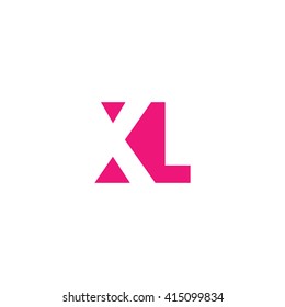 Xl Logo Vector Graphic Branding Letter Stock Vector (Royalty Free ...