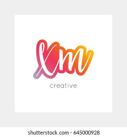 Xm Logo Vector Useful Branding App Stock Vector (Royalty Free ...