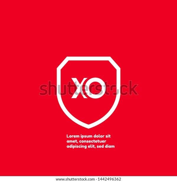 Xo Logo Template Xo Company Linked Stock Vector (Royalty Free ...