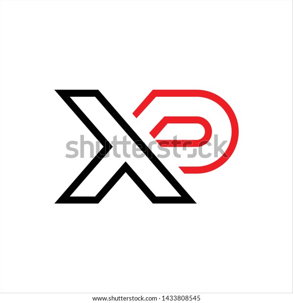 Xp X P Letter Logo Design Stock Vector (Royalty Free) 1433808545 ...