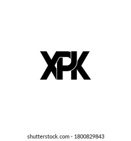 Xpk Letter Original Monogram Logo Design Stock Vector (Royalty Free ...