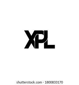 Xpl Letter Original Monogram Logo Design Stock Vector (Royalty Free ...