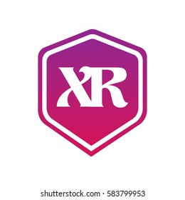 Xr Logo Stock Vector (Royalty Free) 583799953