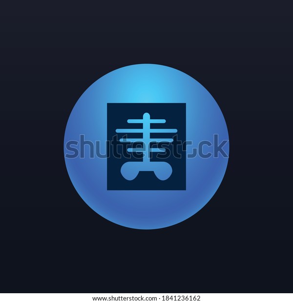 Xray App Icon Button Stock Vector (Royalty Free) 1841236162 | Shutterstock