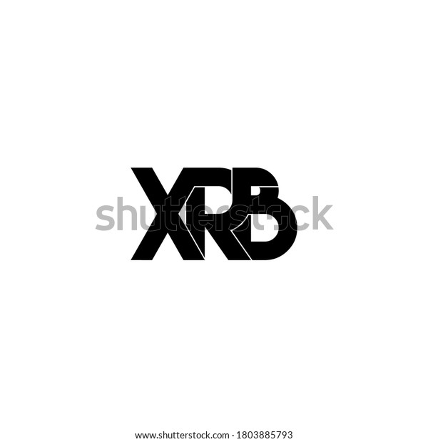 Xrb Letter Original Monogram Logo Design 库存矢量图（免版税）1803885793 ...