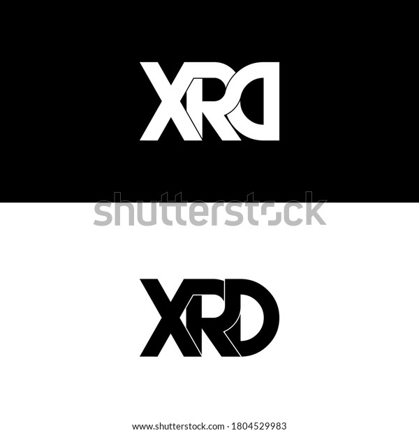 Xrd Letter Original Monogram Logo Design Stock Vector (Royalty Free ...