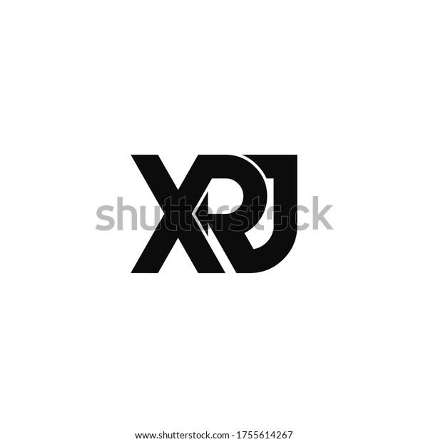 Xrj Letter Original Monogram Logo Design Stock Vector (Royalty Free ...