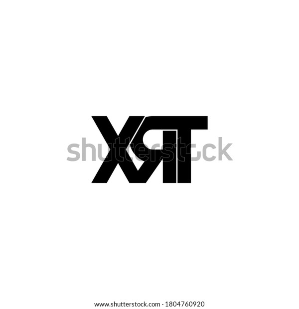 Xrt Letter Original Logo Design Stock Vector (Royalty Free) 1804760920 ...