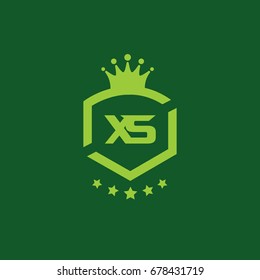 Xs Logo Stock Vector (Royalty Free) 678431719