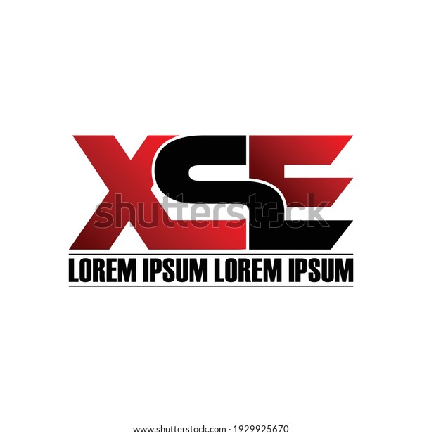Xse Letter Monogram Logo Design Vector Stock Vector (Royalty Free ...