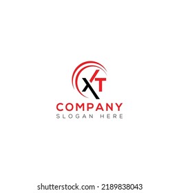 Xt Vector Letter Logo Design Stock Vector (Royalty Free) 2189838043 ...