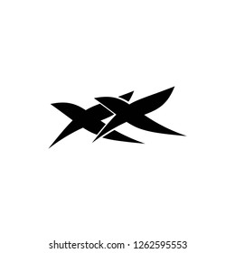 Xx Letter Vector Logo Stock Vector (Royalty Free) 1262595553 | Shutterstock