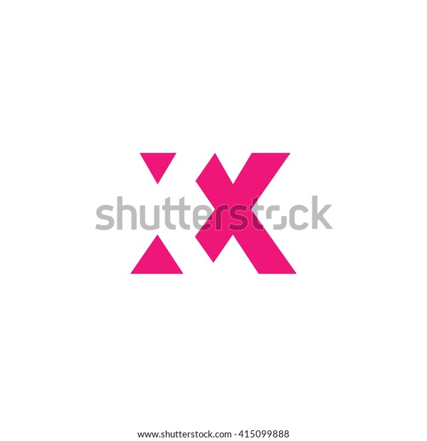Xx Logo Vector Graphic Branding Letter Stock Vector (Royalty Free ...