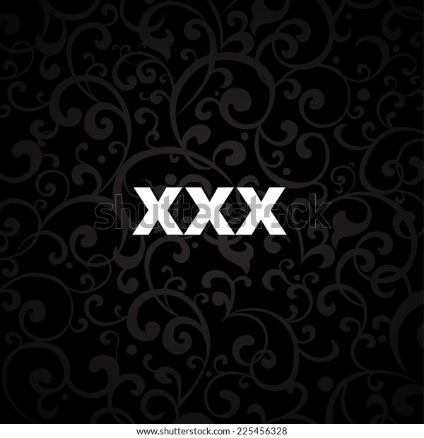 Xxx Background Vector Illustration Stock Vector (Royalty Free ...