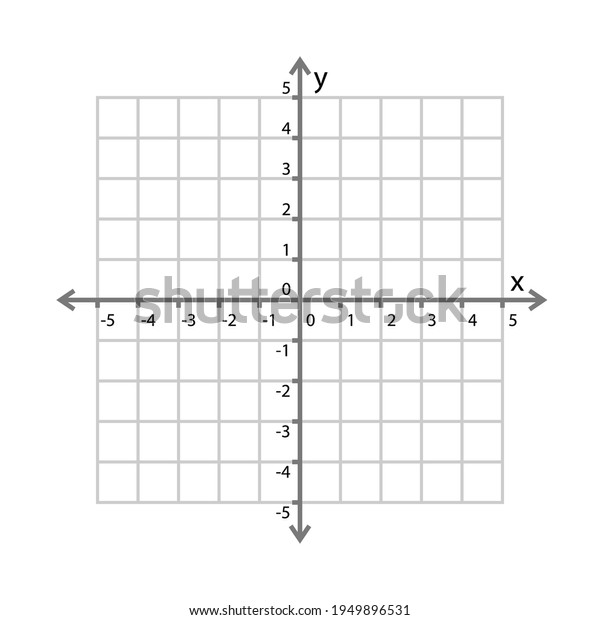 Xy Graph Clipart Image Isolated On Stock Vector (Royalty Free) 1949896531