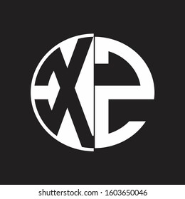 Xc Logo Monogram Negative Space Style: vector de stock (libre de ...