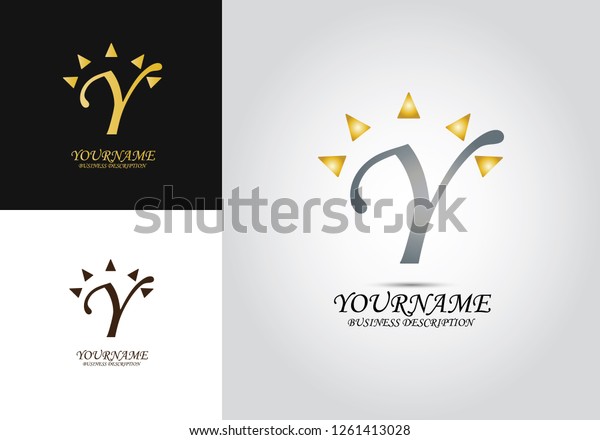 Y Letter Sun Logo Stok Vektör (Telifsiz) 1261413028 | Shutterstock