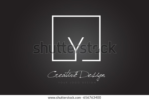 Y Square Framed Letter Logo Design Stock Vector (Royalty Free ...